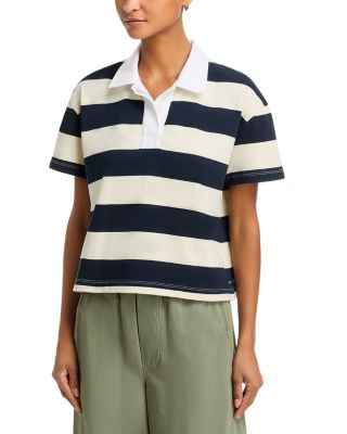 Click here for rag & bone Kelly Stripe Polo Shirt prices