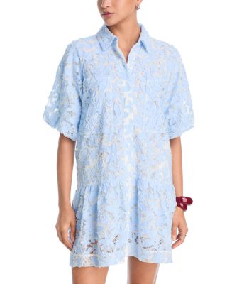 Click here for Simkhai Crissy Lace Mini Dress prices