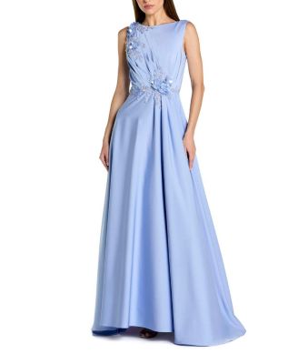 Click here for Mac Duggal Appliqued Sleeveless A Line Gown prices