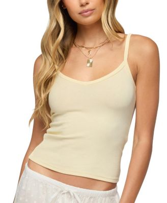 Click here for Edikted Aspyn V Neck Ribbed Tank Top prices