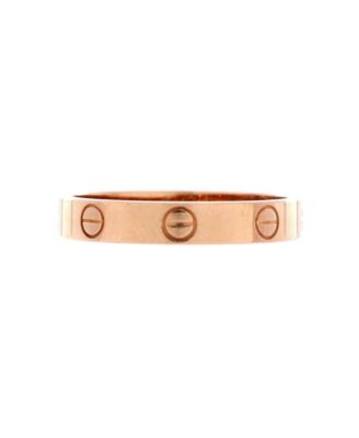 Click here for Pre-Owned Cartier Love Wedding Band Ring 18K Rose... prices