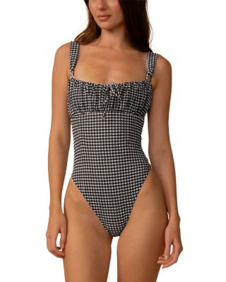 Click here for Montce Victoria Gingham One Piece Swimsuit prices
