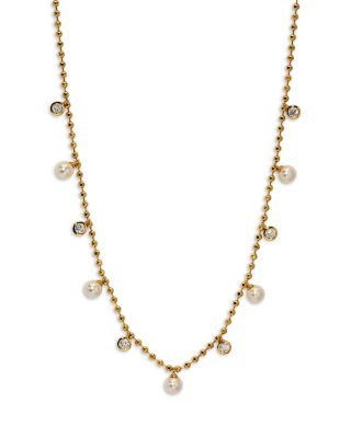 Click here for Nadri Esme Cubic Zirconia & Imitation Pearl Ball C... prices