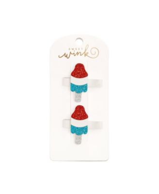 Click here for Sweet Wink Girls Patriotic Pop Clip Set - Little a... prices
