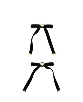 Click here for Prada Velvet Hair Clips  Set of 2 prices