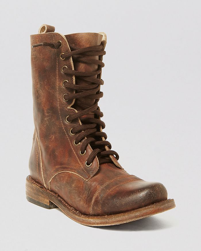 STEVE MADDEN FREEBIRD by Steven Lace Up Boots - Chase | Bloomingdale's