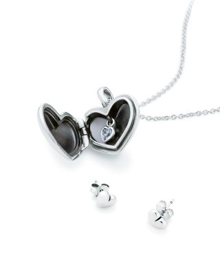 Pandora Gift Set - Sterling Silver & Cubic Zirconia Love Locket ...