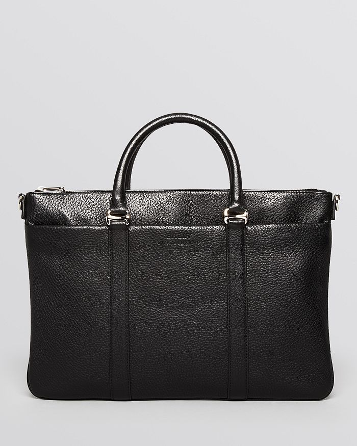 Bally Migan Grain Leather Flat Computer Bag | Bloomingdale's