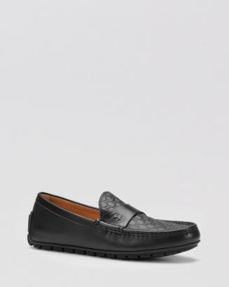 Gucci Driver Flat - Blair Embossed | Bloomingdale's