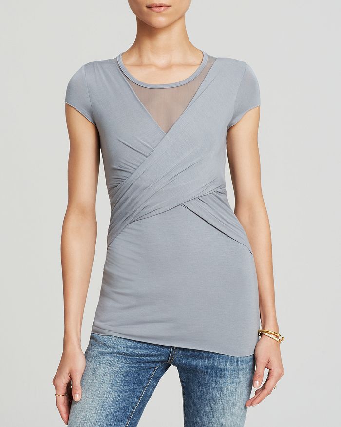 Bailey 44 Top - Drape Front | Bloomingdale's