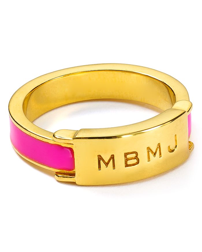 MARC JACOBS MARC BY Logo Engraved Ring | Bloomingdale's