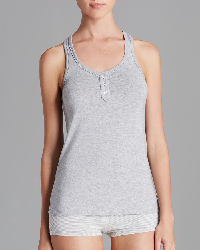 Splendid Intimates Shirred Front Racerback Tank | Bloomingdale's