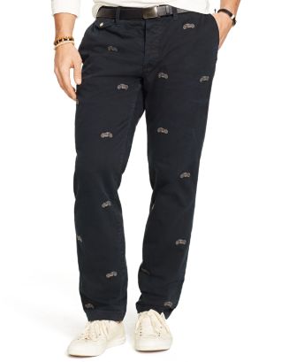 Polo Ralph Lauren Straight-Fit Embroidered Chino Pants | Bloomingdale's