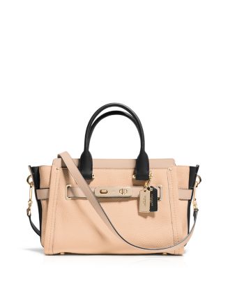 COACH Swagger 27 Carryall in Colorblock Leather | Bloomingdale's