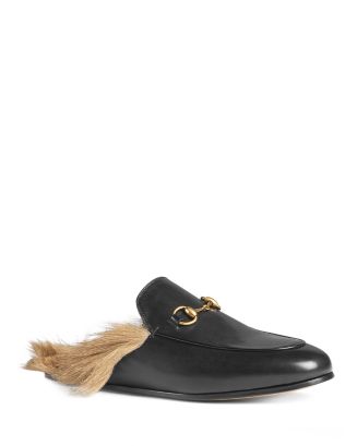 Gucci Women's Princetown Apron Toe Mules | Bloomingdale's