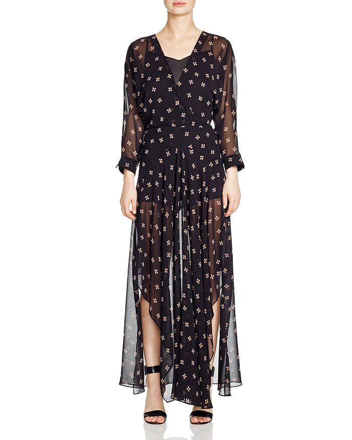 Maje Rubis Printed Wrap Dress | Bloomingdale's