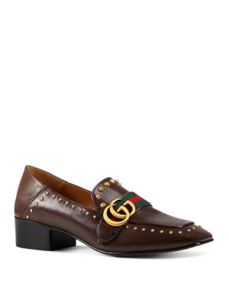 Gucci Mid Heel Loafers | Bloomingdale's