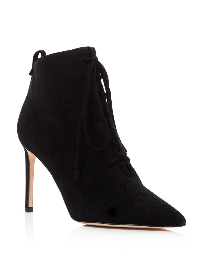 Delman Becca High-Heel Lace Up Booties | Bloomingdale's