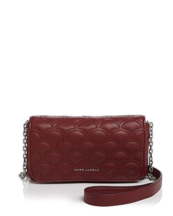 MARC JACOBS MARC JACOBS Matelasse Wallet On Chain Crossbody ...