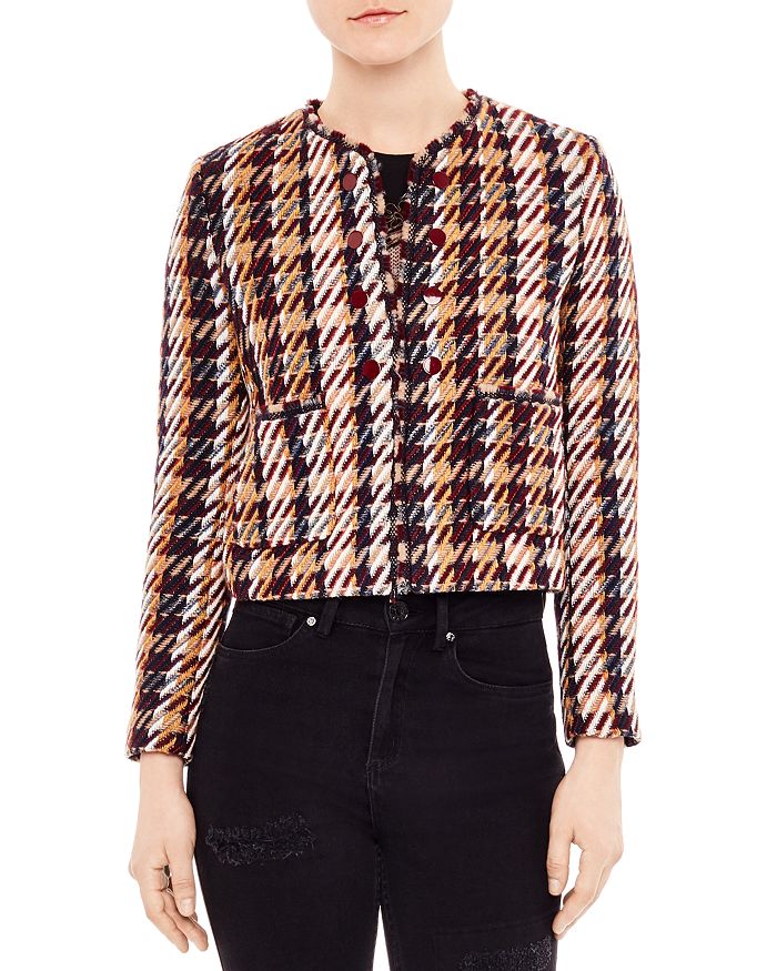 Sandro Marianne Tweed Jacket | Bloomingdale's