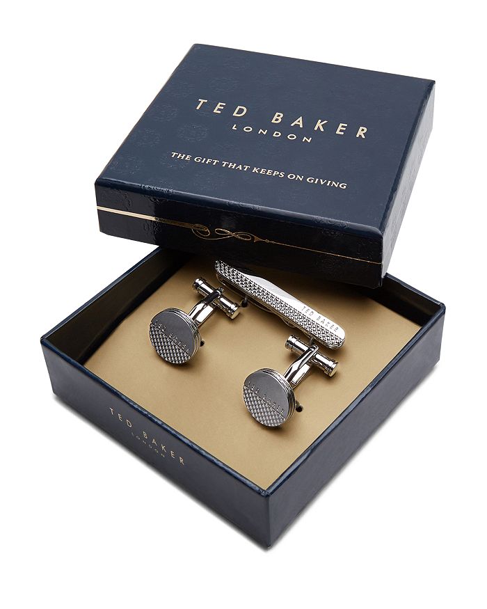 Ted Baker Cufflink & Tie Bar Gift Set | Bloomingdale's