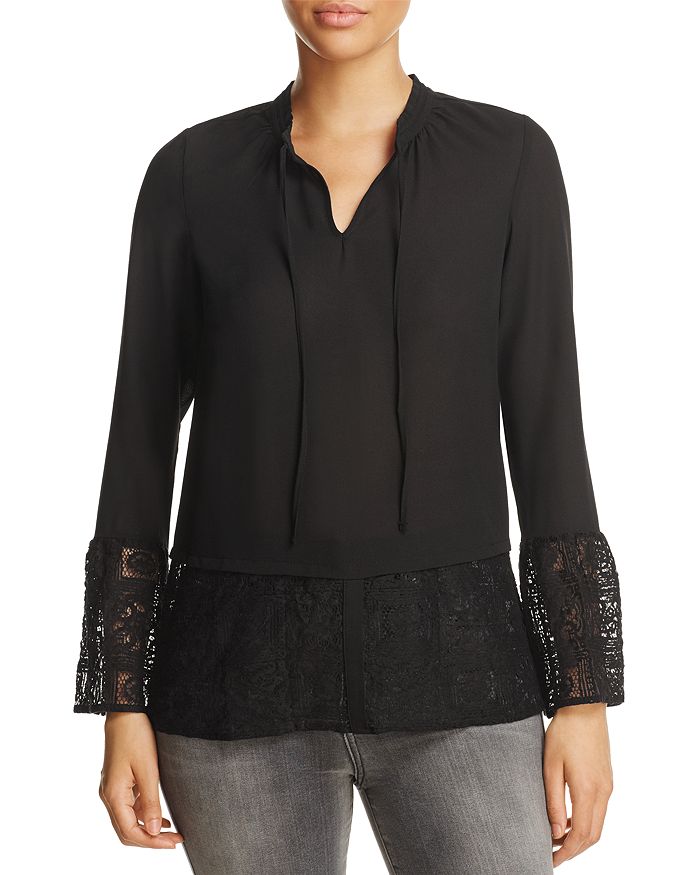 Design History Lace-Trim Top | Bloomingdale's
