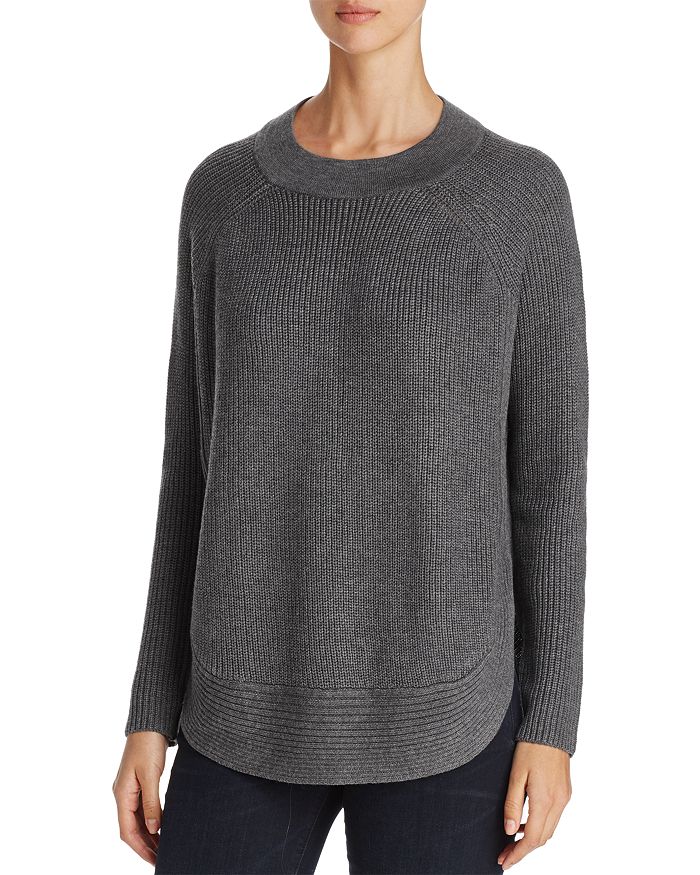 H. ONE h.one Round-Hem Sweater | Bloomingdale's