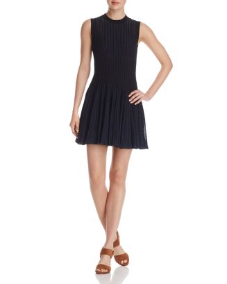 Theory Knit Checker Dress | Bloomingdale's