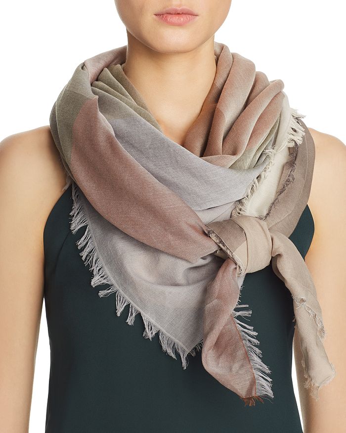 Abstract Color Block Scarf - 100% Exclusive | Bloomingdale's