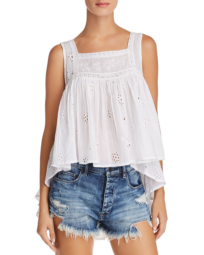 AQUA Eyelet High/Low Top - 100% Exclusive | Bloomingdale's