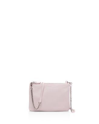 Sandro Addict Leather Convertible Crossbody | Bloomingdale's