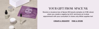 Free 6 pc. Space NK Beauty Box with Bloomingdale's Registry